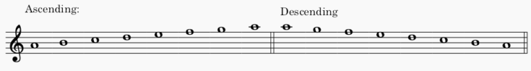 A Minor Scale - Emily Learning Music